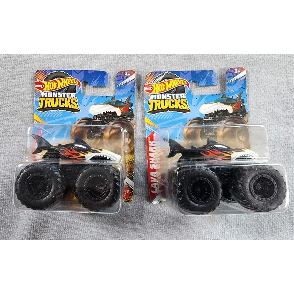 Hot Wheels | Toys | New Hot Wheels Monster Trucks 2 Pack Black Lava ...
